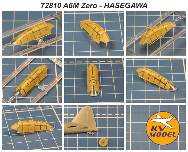 KV EL 72810 1/72 Mitsubishi A6M2b/M3/M5/5c Zero Fighter "el 21/22/32/52 ...