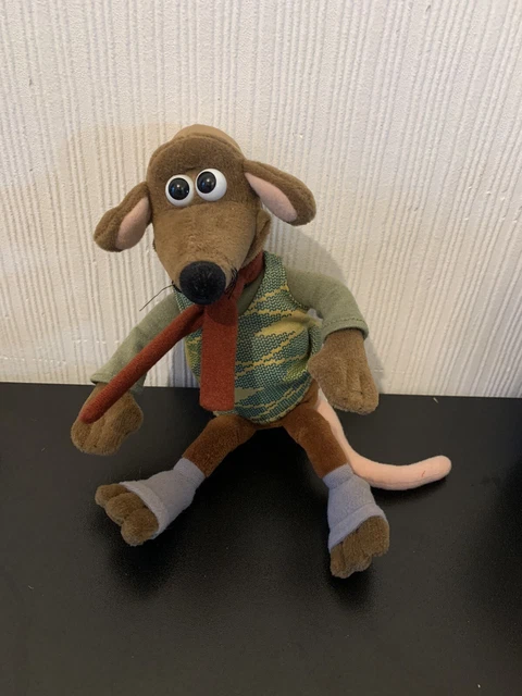 DREAMWORKS CHICKEN RUN Fletcher The Rat Plush Beanie 1999 £30.00 ...