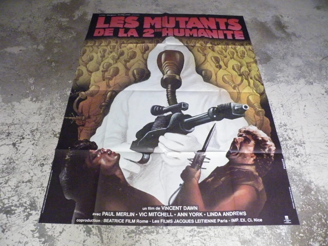 LES MUTANTS DE la 2eme humanite *** affiche cinema film fantastique sf 120*160cm EUR 12,00 ...
