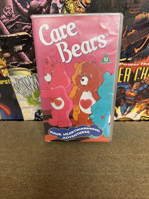 VINTAGE CARE BEARS VHS Video Tape Four Heart Warming Adventures Retro ...
