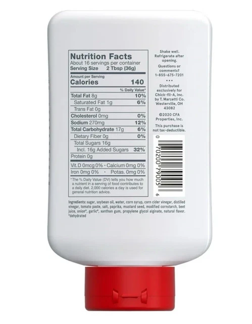 CHICK-FIL-A SAUCE 16 oz (473 mL) £6.79 - PicClick UK