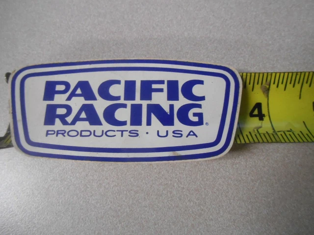 NOS LABEL LOGO Sticker Decal Pacific Racing Products USA Qty 1 #8H EUR ...