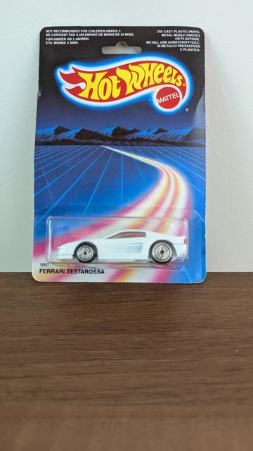HOT WHEELS 1987 Series, Ferrari Testarossa, International Card, Id:1897 ...