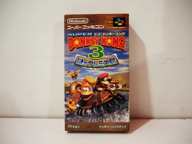 SUPER DONKEY KONG 3 Country Nintendo Super Famicom SFC Japan NTSC EUR ...
