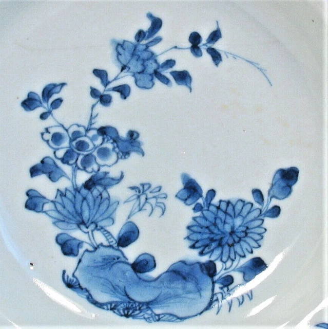 QING CHINESE PORCELAIN Export Ware Cobalt Blue & White Plate Nice ...