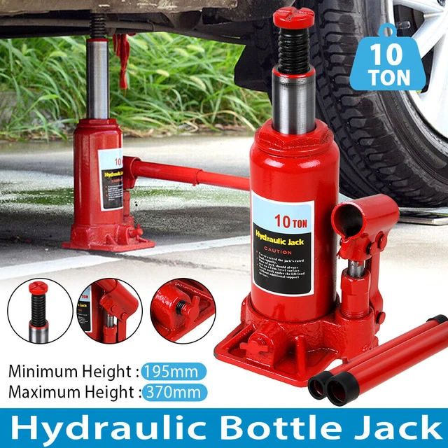 HYDRAULISCHER STEMPELWAGENHEBER 10 Tonnen Wagenheber Stempelheber Hydraulikheber EUR 28,00 ...