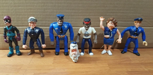 VINTAGE 1989 KENNER Police Academy Series 1 Action Figure Lot of 6 $84. ...
