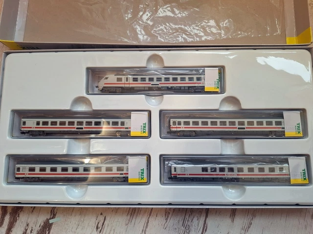 MINITRIX 15871 5-TEILIGES IC-Wagenset DB AG Spur N mit Steuerwagen ...