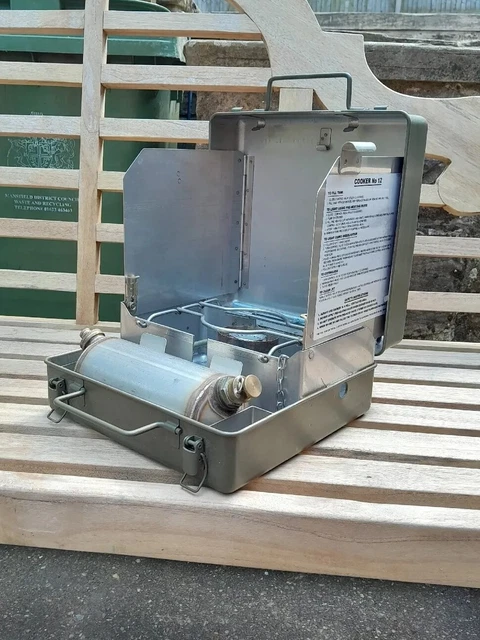 NO.12 BRITISH ARMY Diesel / Paraffin Multi Fuel Field Stove Cooker For ...