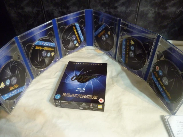BLU RAY JAMES Bond Six Film Box Set Ex Condition £9.99 - PicClick UK