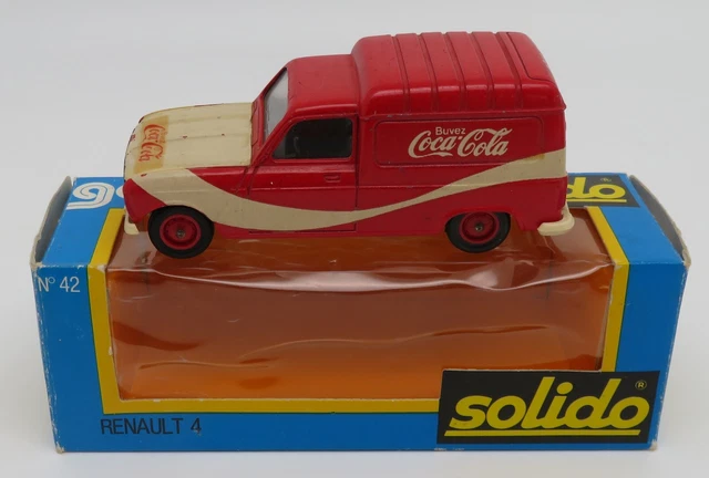 Solido Made In France 1977 Renault 4 F4 Fourgonnette Buvez Coca Cola 1