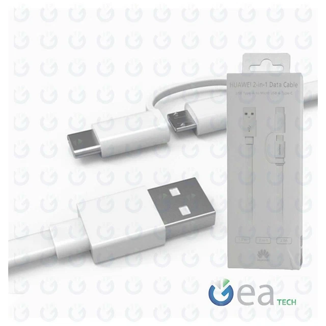 HUAWEI ORIGINAL CÂBLE AP55S USB Type A + Microusb + Type-C Recharge ...