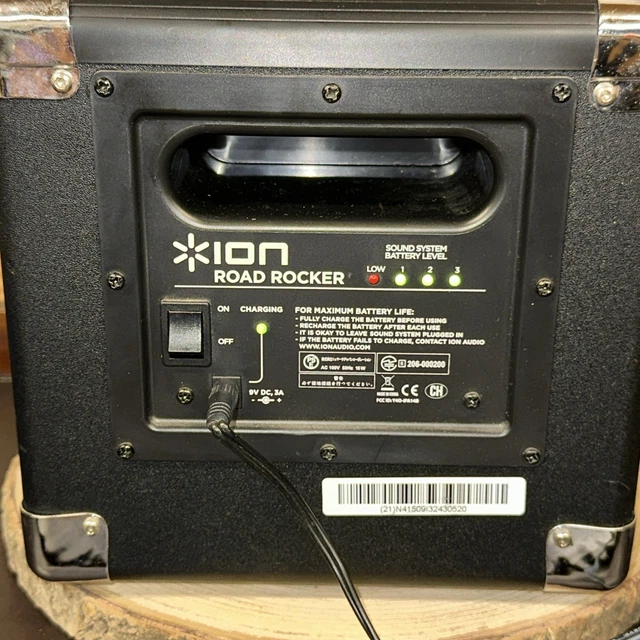 ION BLOCK ROCKER IPA76C Wireless Rechargeable Speaker System Bluetooth ...