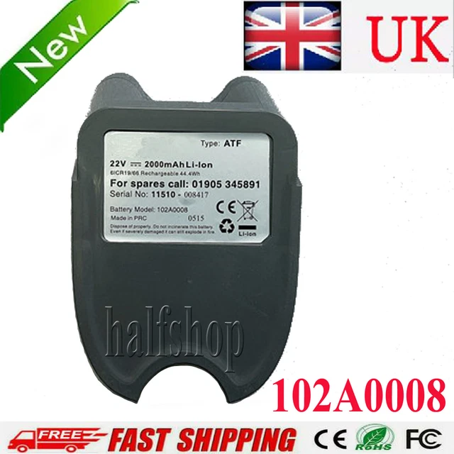 2000MAH NEW BATTERY for Gtech AFT001,Multi Mk1 ATF001 Rare, P/N ...