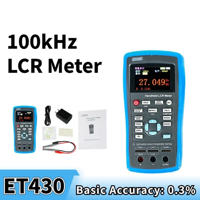 Handheld Lcr Meter Lcr Tester Capacitance Inductance Meter Frequency