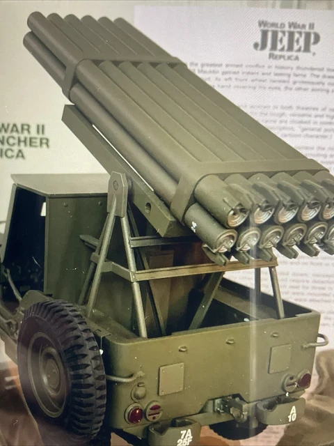 DANBURY MINT WW2 Willy's Jeep with Rocket launcher. Boxed £208.71 ...