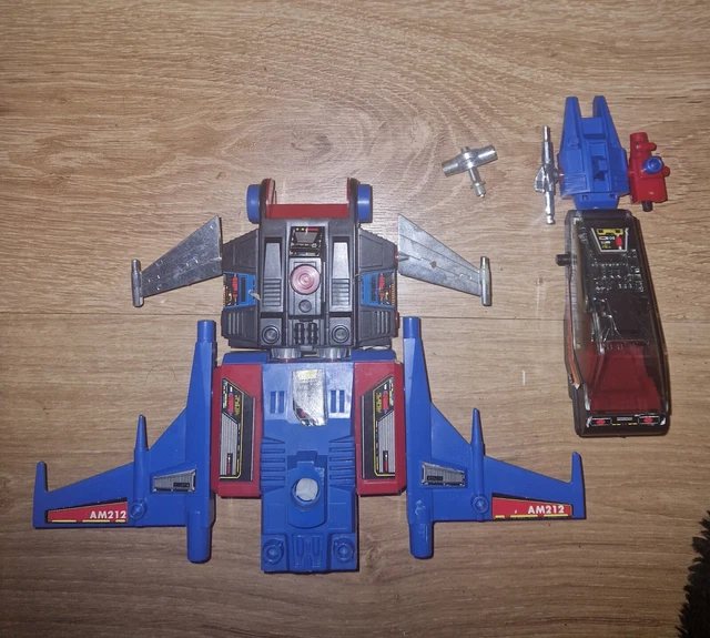 RETRO 1980S GRANDSTAND Convertors Deltarian fighter Pre Transformers ...