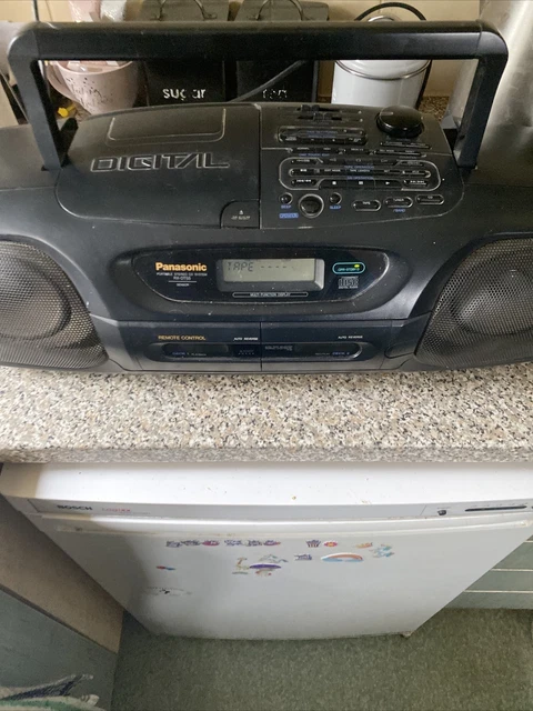 PANASONIC RX-DT55 CD Cassetta Radio Boombox Ghettoblaster Raro ...
