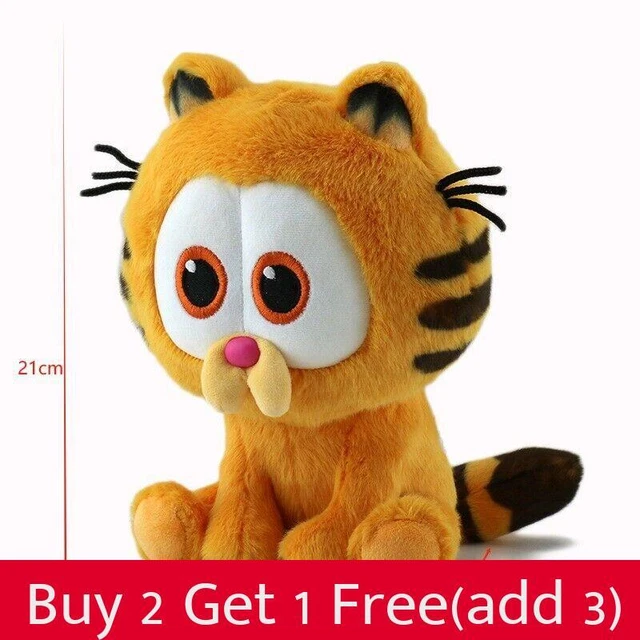 FLUFFY GARFIELDDOLL GARFIELD Cat Stuffed Animal Cartoon Plushie Toy 18 ...