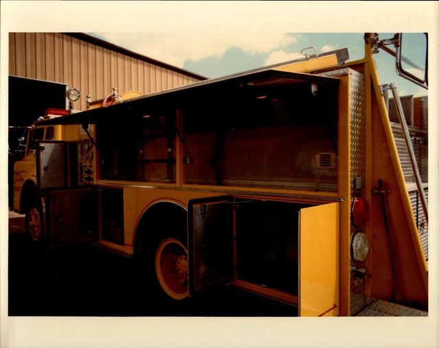 ORIGINAL SUTPHEN CORP. Firefighting Apparatus Photo Promo Storage Fire ...