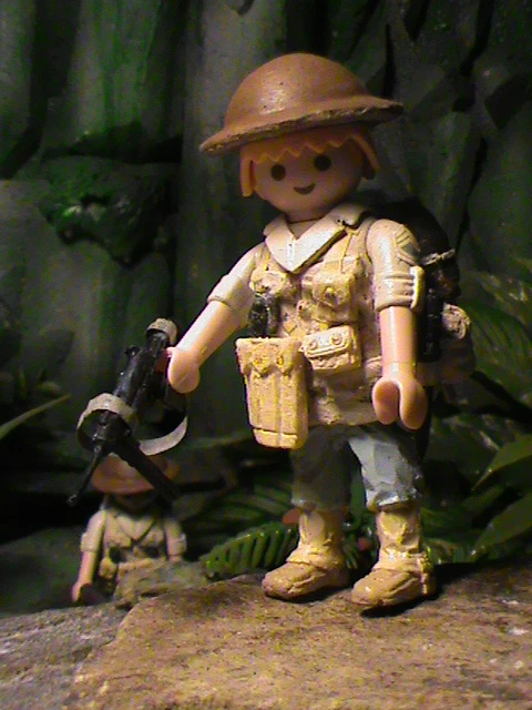 PLAYMOBIL CUSTOM US Infantry Division (Philippines-1944) Ref-0198 Bis ...