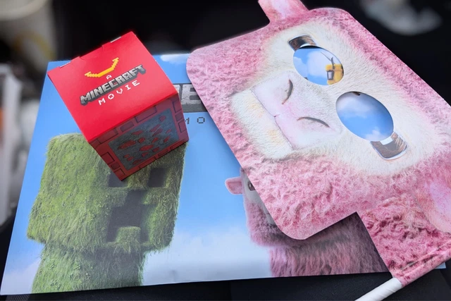 MCDONALD'S MINECRAFT RED Block Cube Happy Meal Toy Brand New In Box ...