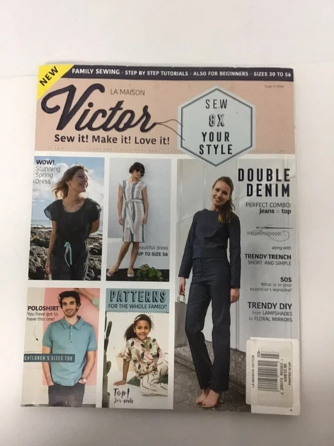 LA MAISON VICTOR sew 8× Your Style & More #3 2018 Sizes 30-56 New $19. ...