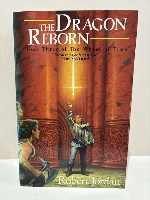 ROBERT JORDAN WHEEL of Time Book 3 Dragon Reborn 1st UK Paperback ...
