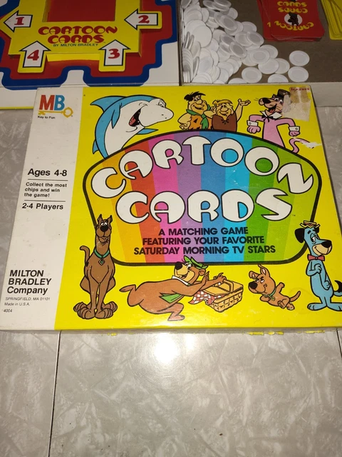 VINTAGE SATURDAY CARTOON Cards Game Scooby Doo Flintstones Yogi Hannah ...