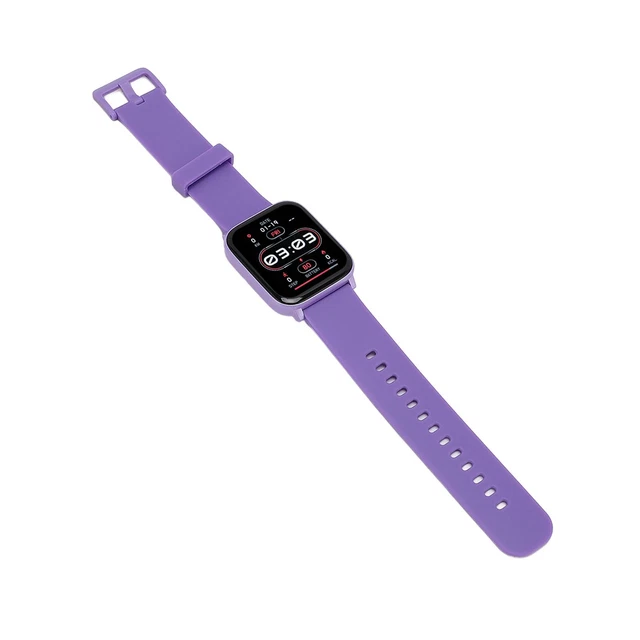 PURPLE SMART WATCH IP68 Water Resistant 100+ Sports Modes 1.83in TFT HD ...