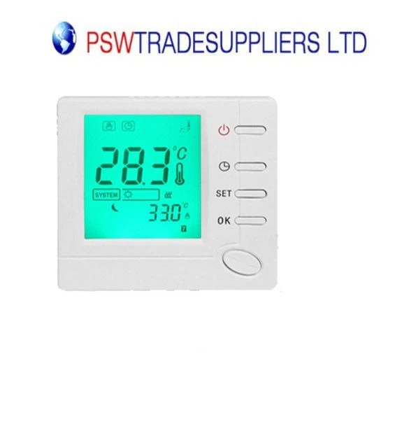 5SQM UNDERFLOOR HEATING KIT 1PORT IBO PUMP LCD MANUAL THERMOSTAT ...