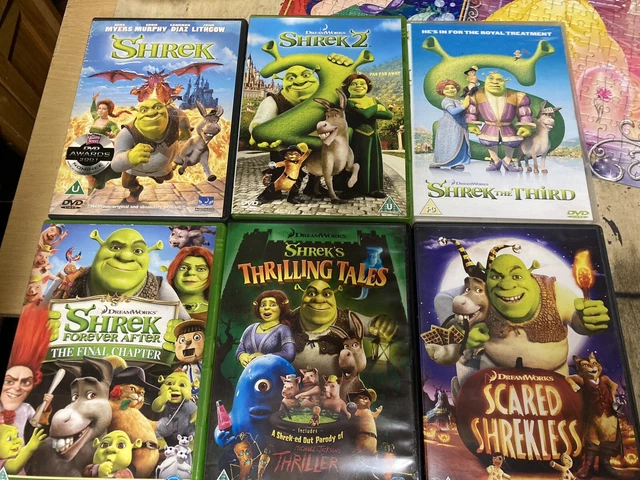 SHREK COLLECTION 6 DVDs DVD) Mike Myers, Eddie Murphy. Region 2 £10.00 ...