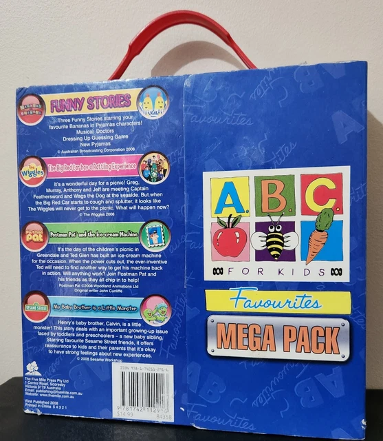 ABC FOR KIDS Favourites Mega Pack Books Only 2008 Postman Pat Wiggles ...