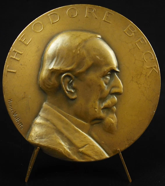 MÉDAILLE THÉODORE BECK pasteur germaniste français Alsace Hanri ...
