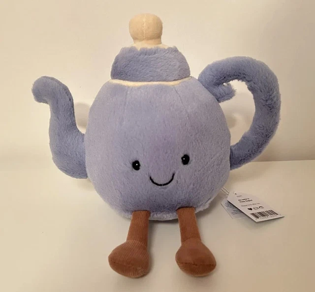 JELLYCAT VICKY TEAPOT Valentine's Gift for Tea Lovers Adorable Genuine ...