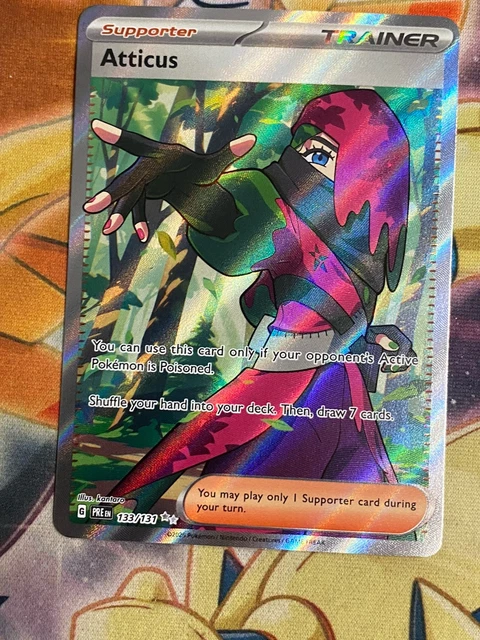 2024 POKEMON SV Prismatic Evolutions Atticus Ultra Rare 133/131 #133 £5 ...