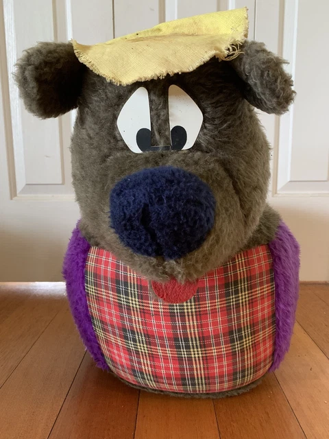 VINTAGE HUMPHREY BEAR Plush Toy Childs Seat Large Size 1960’s-70’s $50. ...