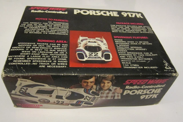 VINTAGE NEW OLD stock 1980's Radio Controlled Speed Wave Porsche 917K ...