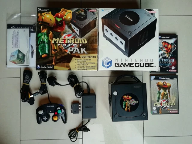 NINTENDO GAMECUBE METROID Prime Console Pak Boxed Complete + Metroid 2 ...