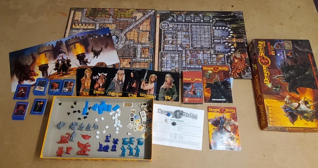 TSR DRAGON STRIKE Board Game, Hyper Reality VHS included -Incomplete ...