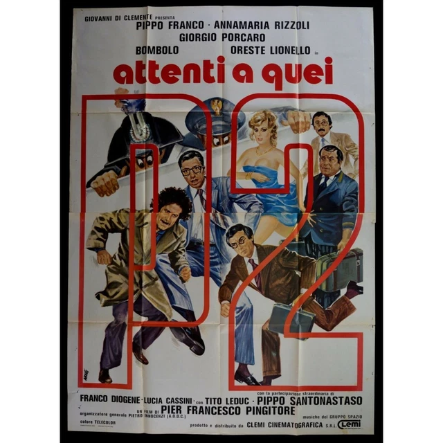 M183 MANIFESTO 4F Alarmanlage A Diese P2 Bombolo Goofy Franco Anna ...