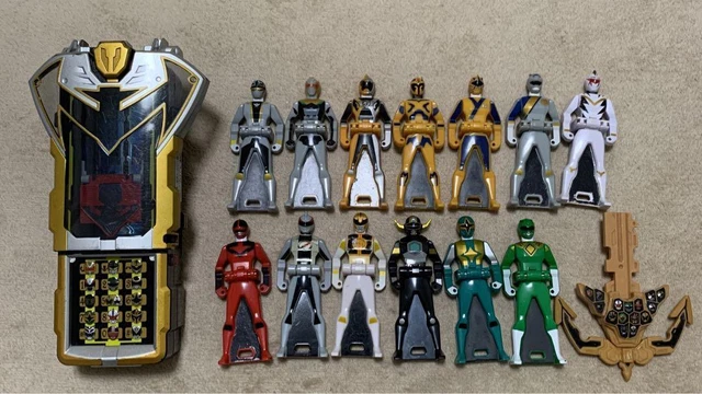 POWER RANGERS SUPER Megaforce Gokaiger gokai cellular Ranger Key 15set ...