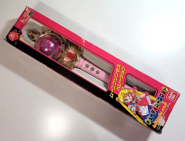 Sailor Moon 1993 Bandai Japan Cutie Moon Rod Wand Cosplay Toy Prop Not Working 9000 Picclick