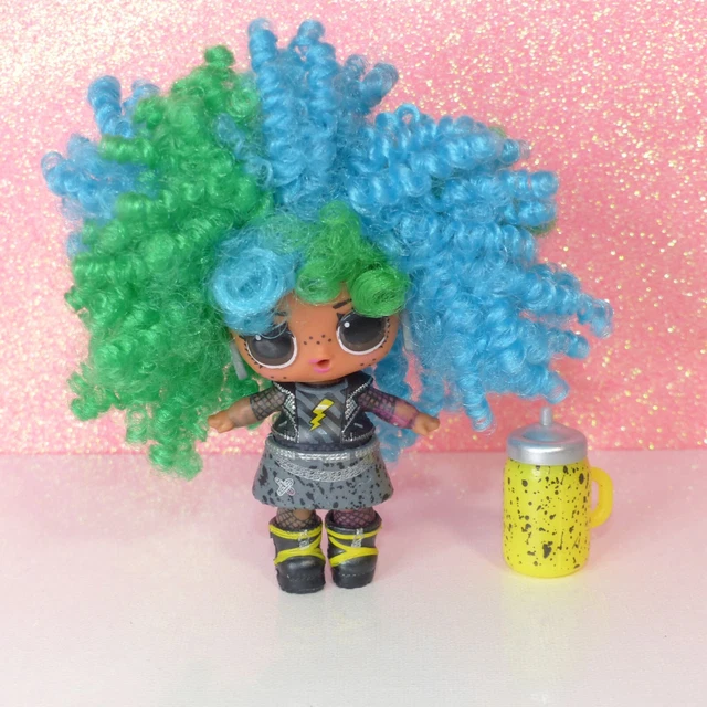 POUPÉE DOLL LOL Surprise Rebel Remix Color Change Rock Hair Flip EUR 16 ...