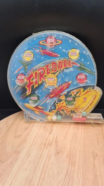 FIREBALL BAGATELLE - Louis Marx Toys 1960s Rare - Working -Damaged ...