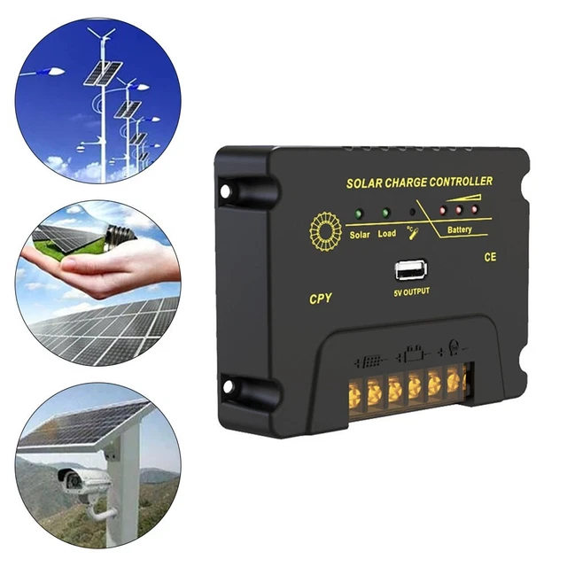 SOLAR PANEL CONTROLLER Comprehensive Protection High Charging ...