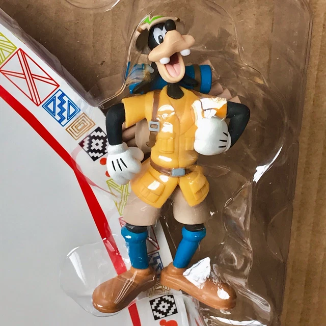 GENUINE DISNEY 4” Goofy Safari Camping Figure Playset Tent/Campfire ...
