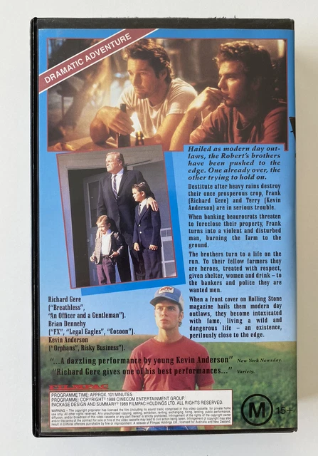 MILES FROM HOME [VHS] Filmpac Video 1988 Richard Gere Big Box Rental ...