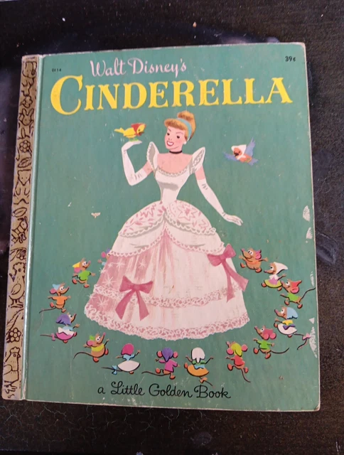 WALT DISNEY'S --CINDERELLA..LITTLE Golden Book £11.87 - PicClick UK