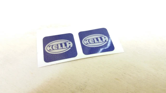 HELLA AUFKLEBER STICKER Fernscheinwerfer Vw Golf 2 Gti G60 Edition One ...